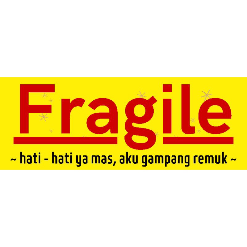 Jual STIKER FRAGILE | Shopee Indonesia