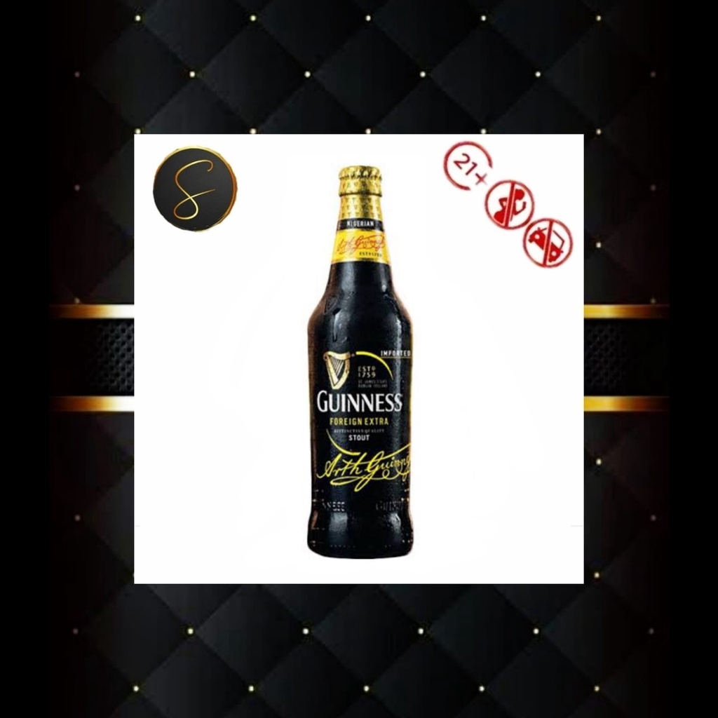 Jual BIR GUINNESS STOUT 620 ML BOTOL BESAR | Shopee Indonesia