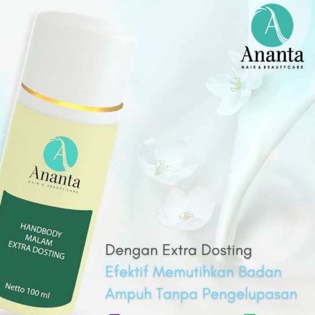 Jual Hanbody malam extra whitening dosting | Shopee Indonesia