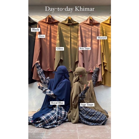 Jual Day2Day Khimar | Shopee Indonesia