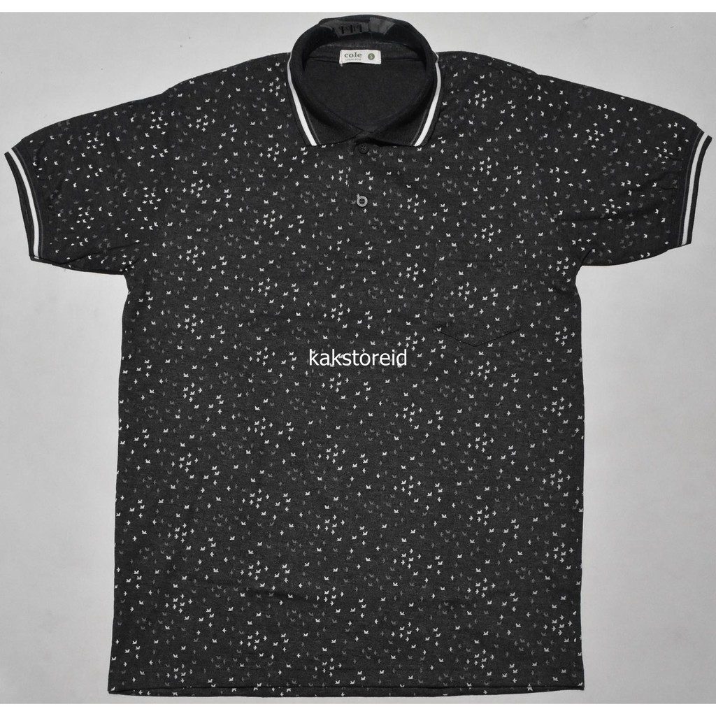 Jual COLE Baju Polo Pria Lengan Pendek Abu Reguler PSR 59 ORIGINAL ...
