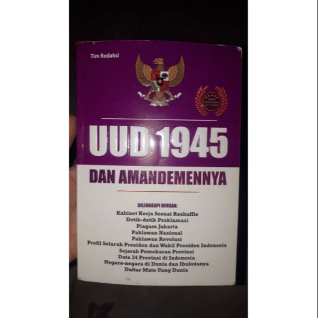 Jual Buku Uud 1945 dan amandemennya terbaru | Shopee Indonesia