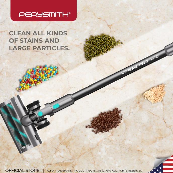 Jual PerySmith XP6 Cordless Vacuum Cleaner Include Mop And Bed Brush ...