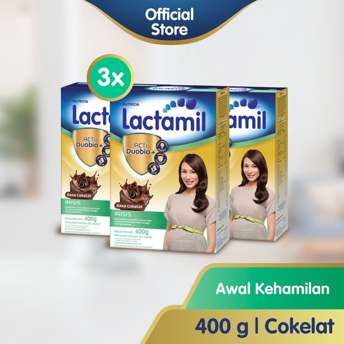 Jual Paket 3 - Lactamil Inisis Minuman Awal Kehamilan Coklat 400gr ...