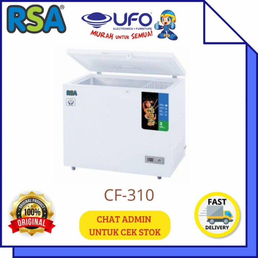Jual RSA CF310Q CHEST FREEZER 310 LITER | Shopee Indonesia