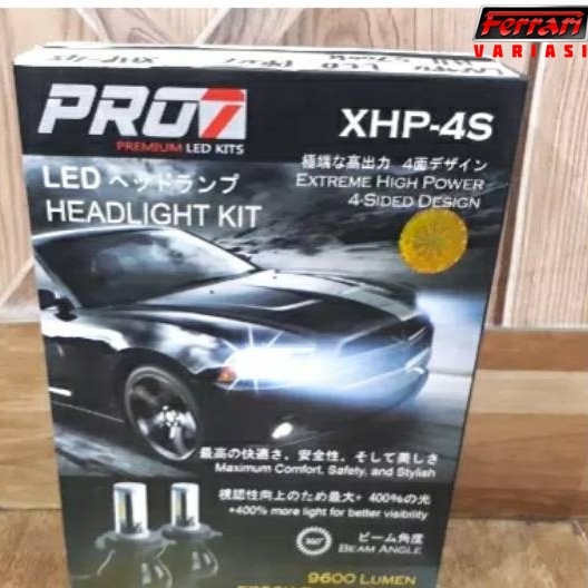 Jual Lampu LED Pro7 XHP-4S H16 Waterproof Headlight Kit 5700K Bright ...