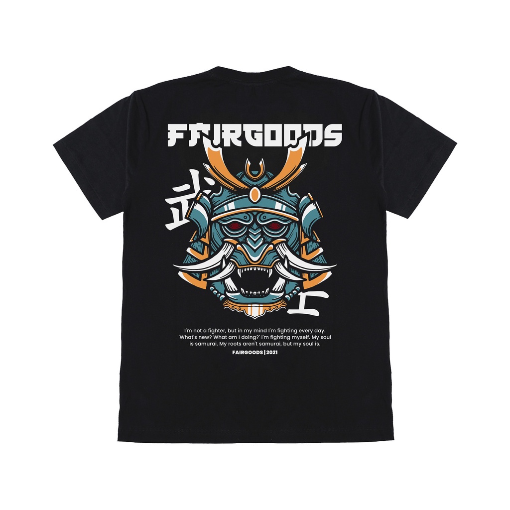 Jual Fairgoods Kaos - Samurai - Hitam | Shopee Indonesia