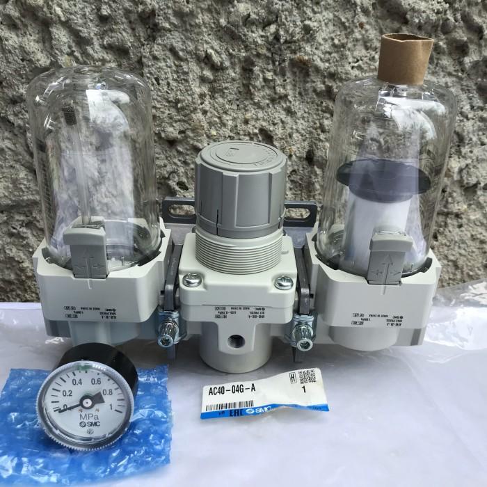 Jual Regul Air Filter Regulator Smc Ac40-04G-A | Shopee Indonesia