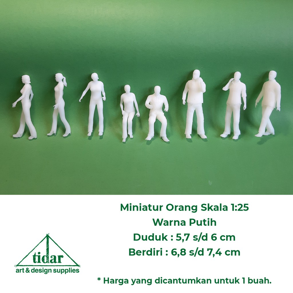 Jual YS - Miniatur Manusia Skala 1:25 - Figure - Maket Orang Warna ...