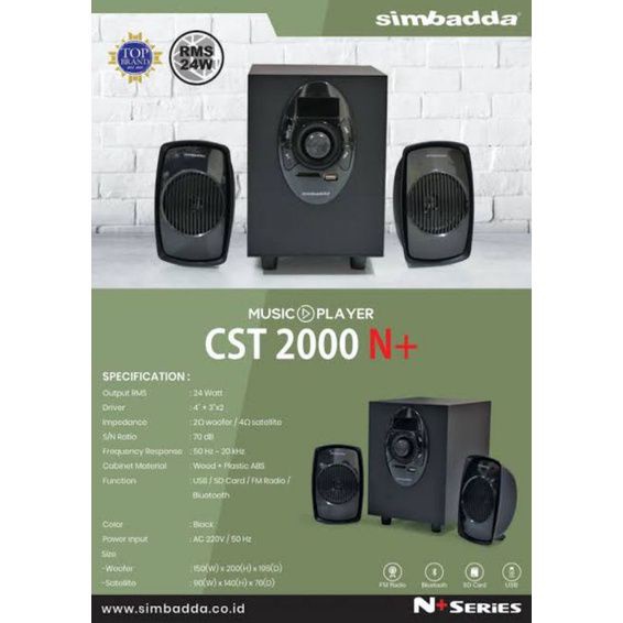 Jual SPEAKER SIMBADDA CST 2000N+ | Shopee Indonesia