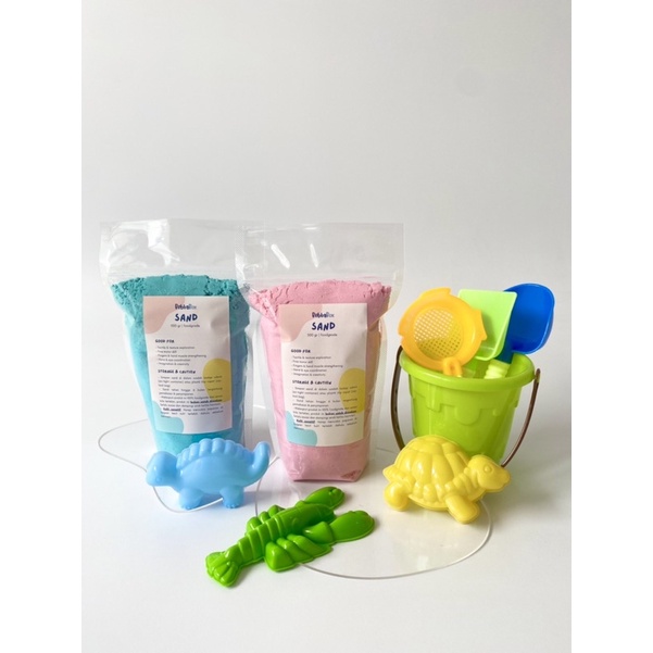 Jual Rainbow Beach Set Foodgrade | Mainan Pasir Pantai Edible | Sensory ...