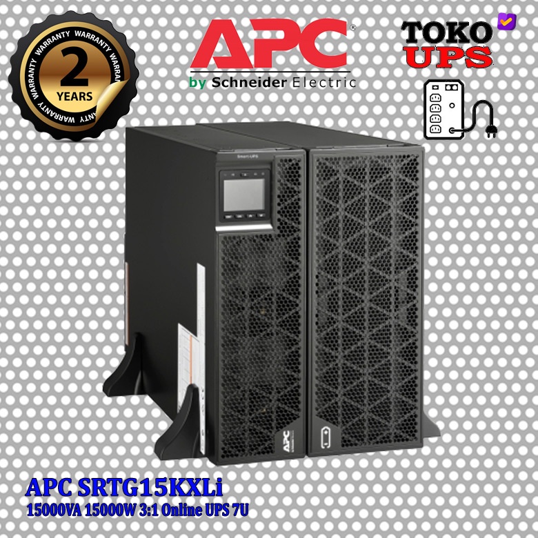Jual UPS SRTG15KXLI 15KVA 15KW APC Smart-UPS Online 3:1 SURT15KRMXLi ...