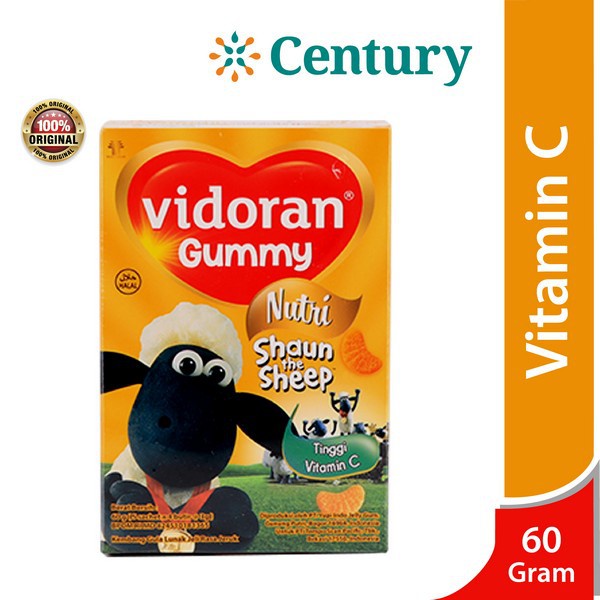 Jual Vidoran Gummy vitamin C 60 gr / daya tahan tubuh / daya tahan ...