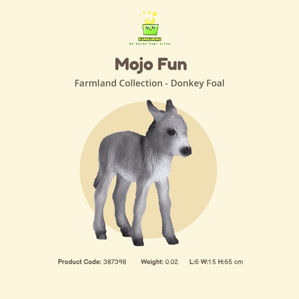 Jual Kamikadomu - Mojo Fun Donkey Foal #87398 - Farmland Collection ...