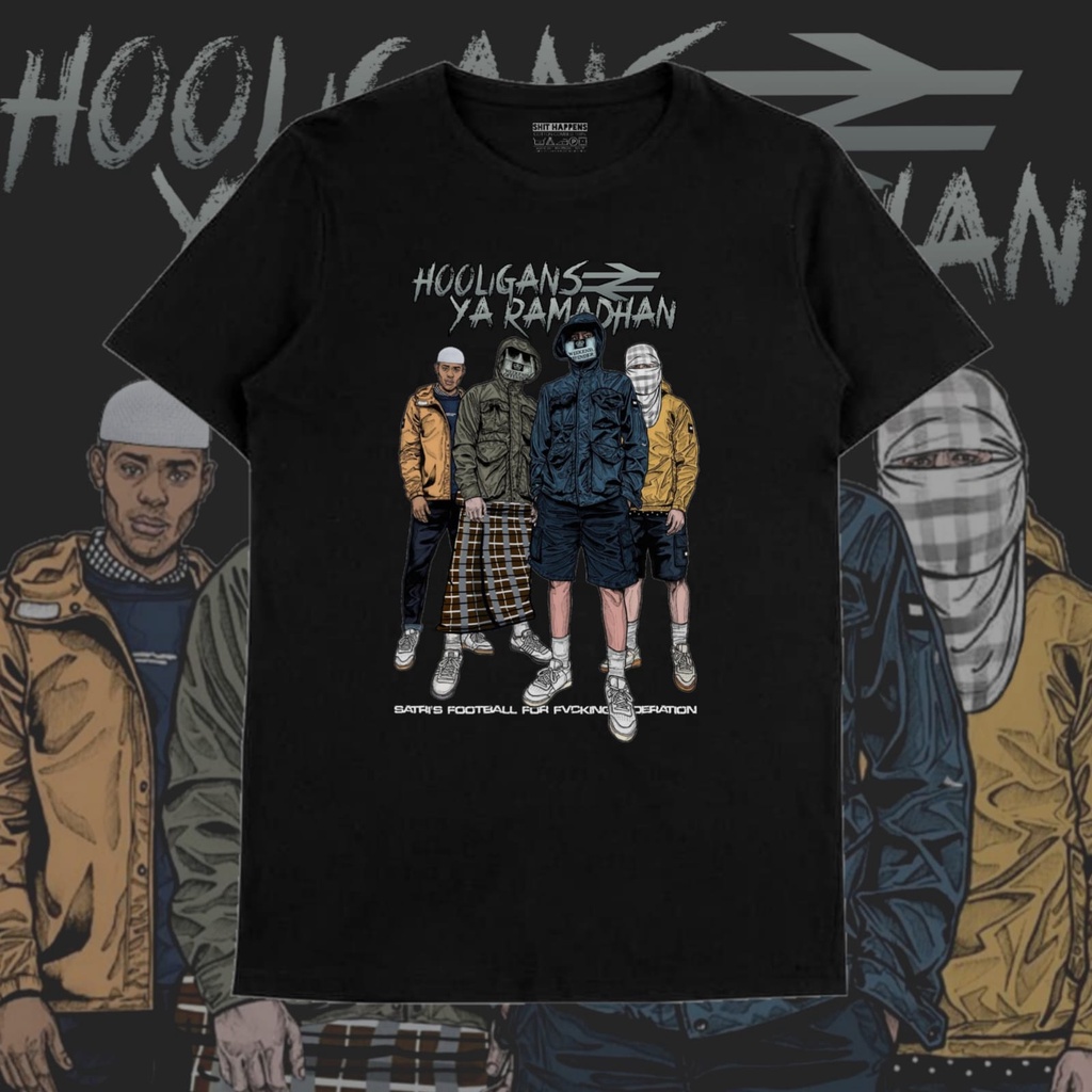 Jual KAOS TSHIRT HOOLIGANS YA RAMADHAN | EDISI RAMADHAN | Shopee Indonesia