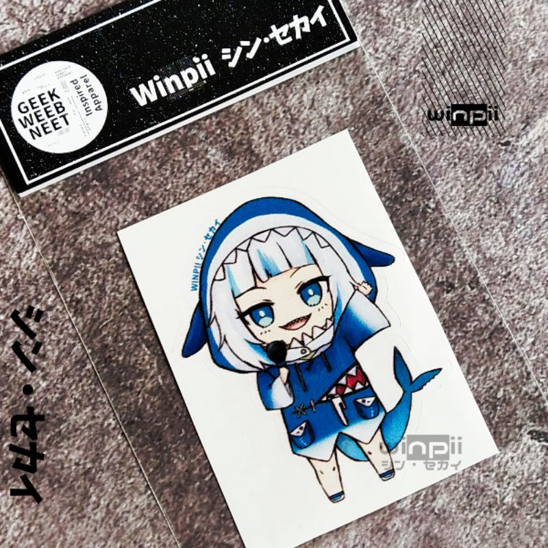 Jual Stiker / Sticker Gawr Gura Vtuber Hololive | Shopee Indonesia