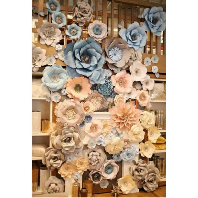 Jual FLOWER PAPER/ PAPER FLOWER /BUNGA KERTAS DEKORASI (BACKDROP ...