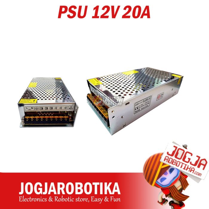 Jual POWER SUPPLY 12V 20A PSU Jaring 12V 20A Switching SMPS | Shopee Indonesia