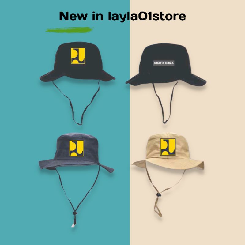 Jual Topi rimba PUPR gratis nama bisa custem logo. | Shopee Indonesia