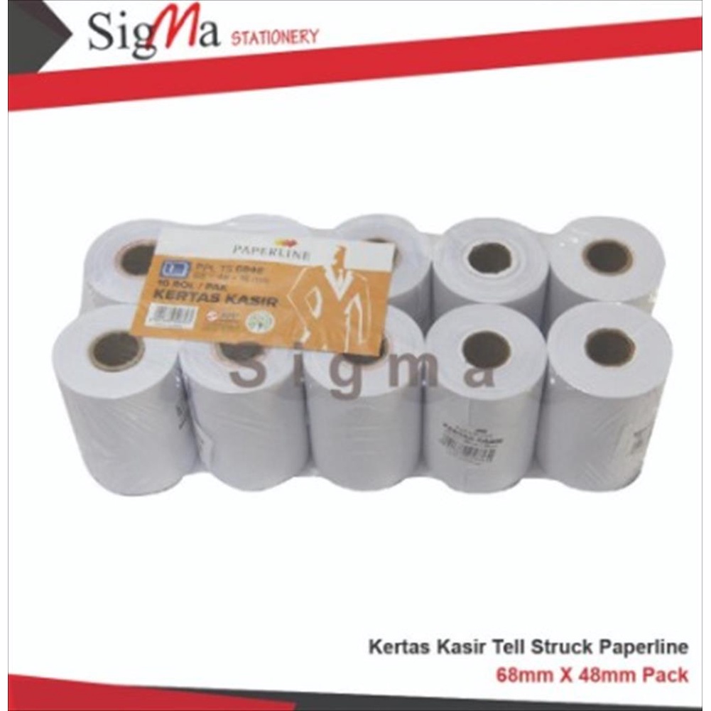 Jual Kertas Struk / Kertas Kasir 75x65 , 44 x 65 , 58 x 48 , 58 x 65 ...
