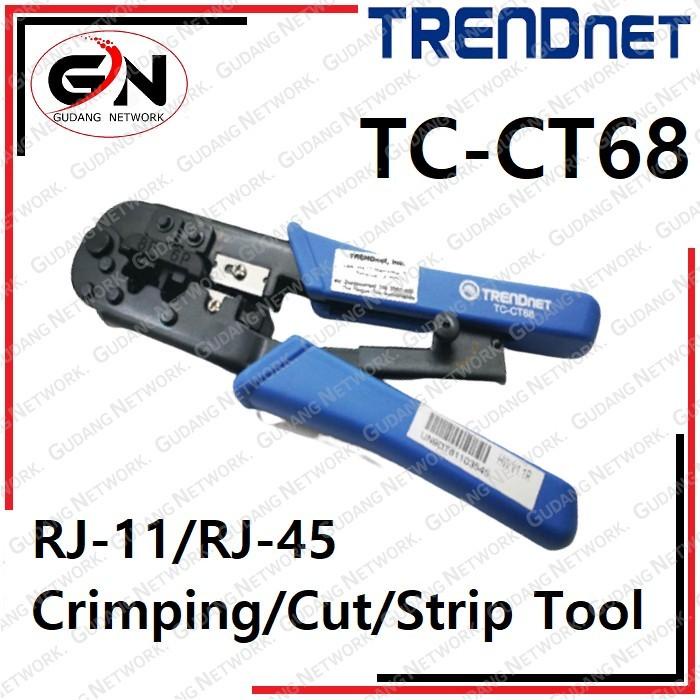 Jual Crimping | Trendnet Crimping Tool Rj45/Rj11 (Tc-Ct68) | Shopee ...
