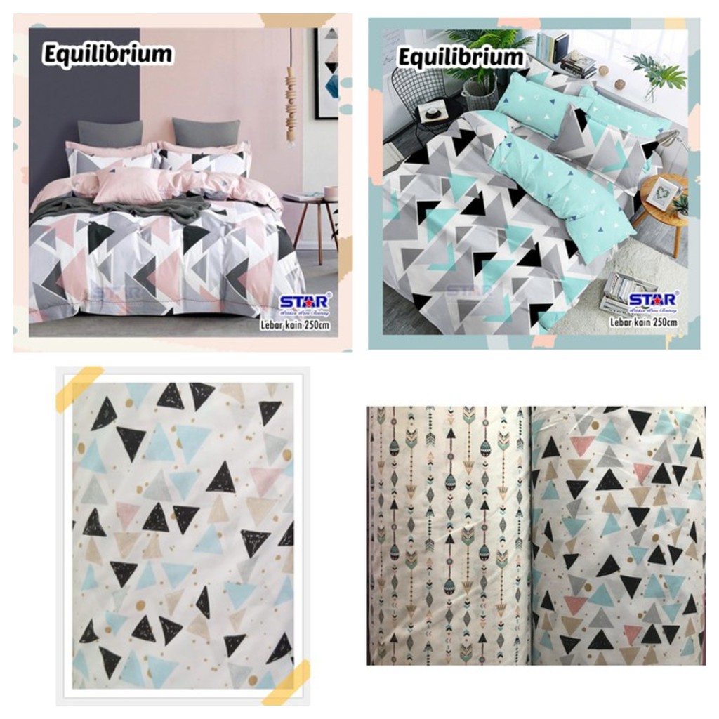 Jual konico Sprei Kain Katun Meteran Motif Minimalis PANAH ter MUrah | Shopee Indonesia