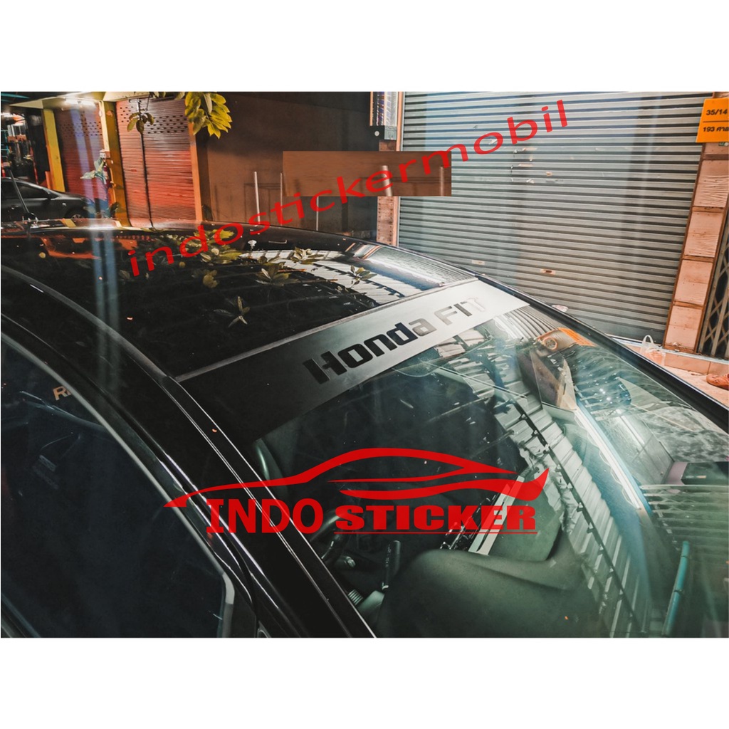 Jual STICKER STIKER KACA MOBIL HONDA FIT CUTTING STICKER KACA MOBIL ...