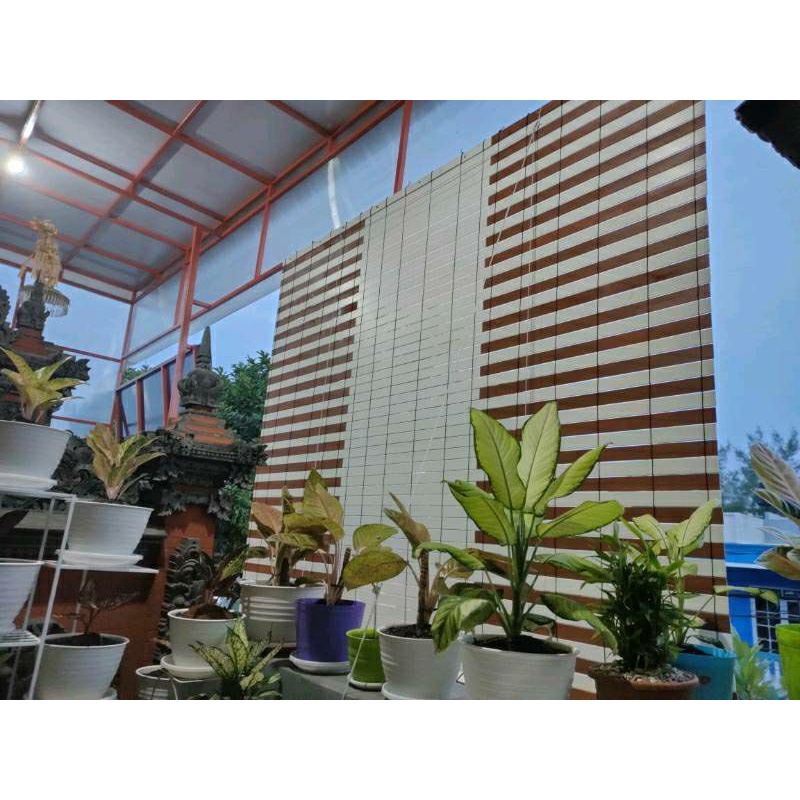 Jual Tirai keray kayu pvc indor outdoor bahan berkelas dan murah ...