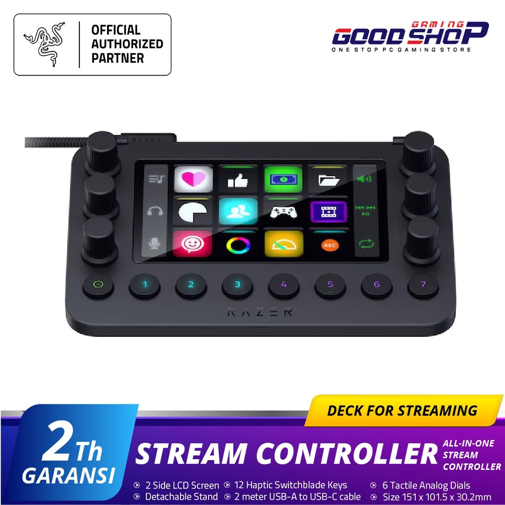 Jual Razer Stream Controller - Deck For Streaming | Shopee Indonesia