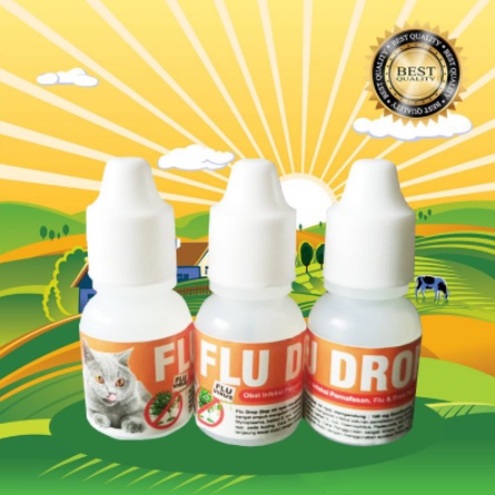 Jual FLU DROP - Obat Flu Kucing Pilek Ngorok Infeksi Pernafasan Kucing ...