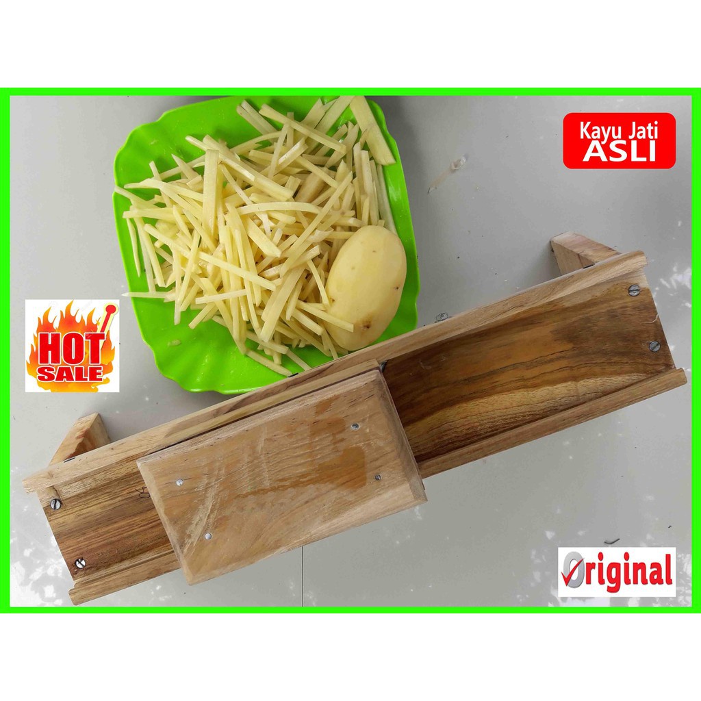 Jual PENGIRIS PEMOTONG STIK KENTANG TALAS SINGKONG TAHU LABU TEMPE ...