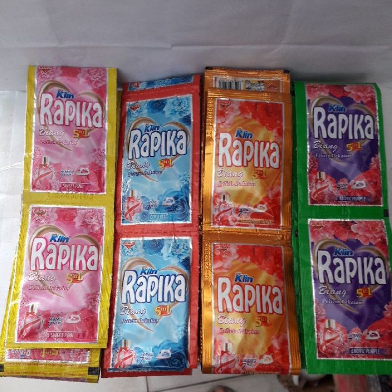 Jual rapika biang sachet 5ml pelicin pakaian/all variant | Shopee Indonesia