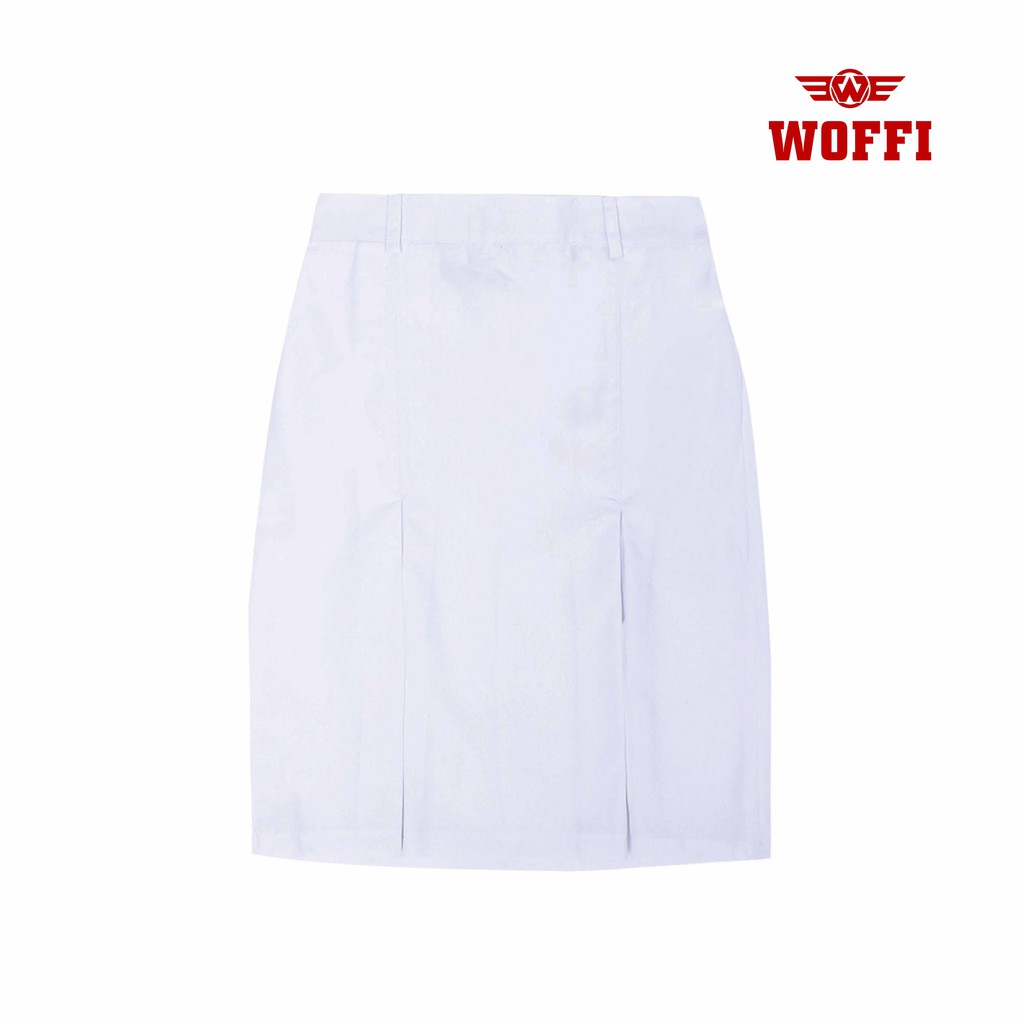 Jual Seragam SMP Woffi Span Putih Rok SMP Rok Sekolah | Shopee Indonesia
