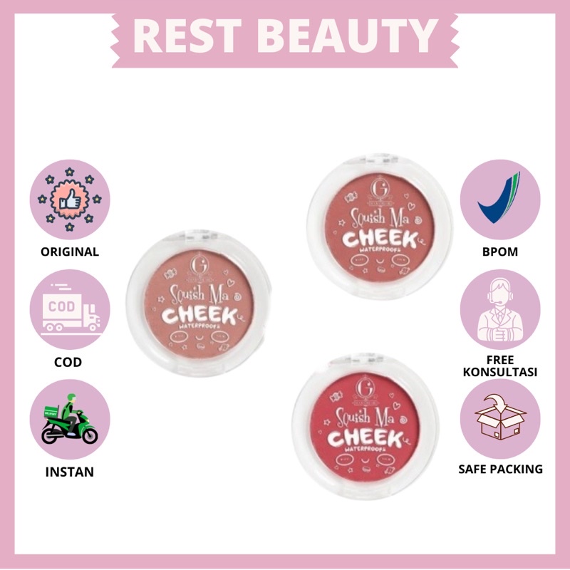 Jual MADAME GIE - Madame Gie Squish Ma Cheek Blush On | Shopee Indonesia