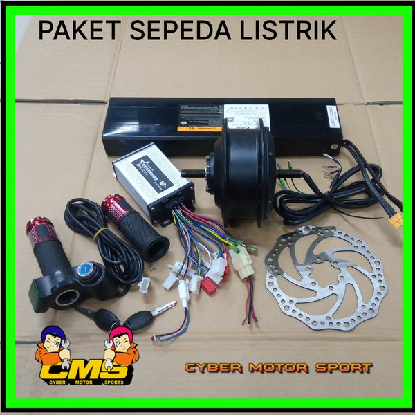 Jual Paket konversi Sepeda listrik . ebike. BLDC . upgrade sepeda ...