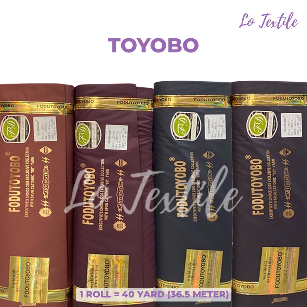 Jual 1 Roll Kain Toyobo Fodu RM Premium - Bahan Katun Exclusive Halus ...
