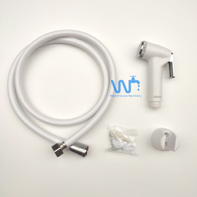 Jual Jet Shower Spray Toilet Putih / Shower Cebok Bidet Semprotan ...