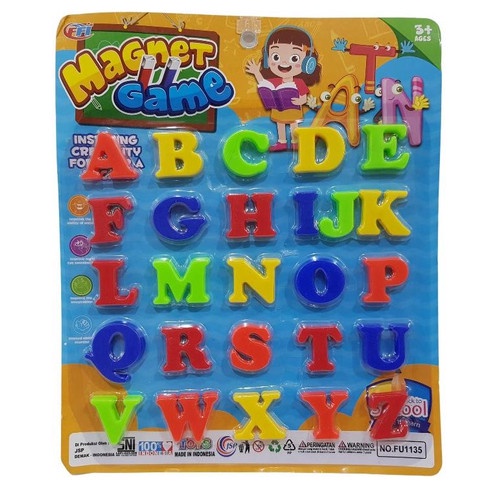 Jual Mainan Edukasi Magnet Game Alphabet ABC Angka Hijaiyah Huruf Arab ...