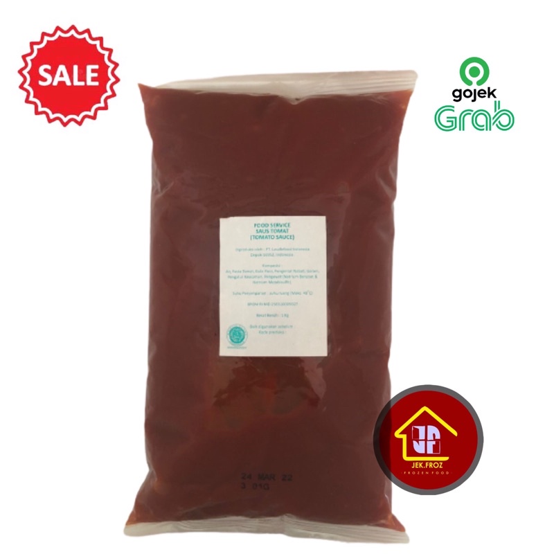 Jual lasale tomat ukuran 1kg sauce tomat saos | Shopee Indonesia