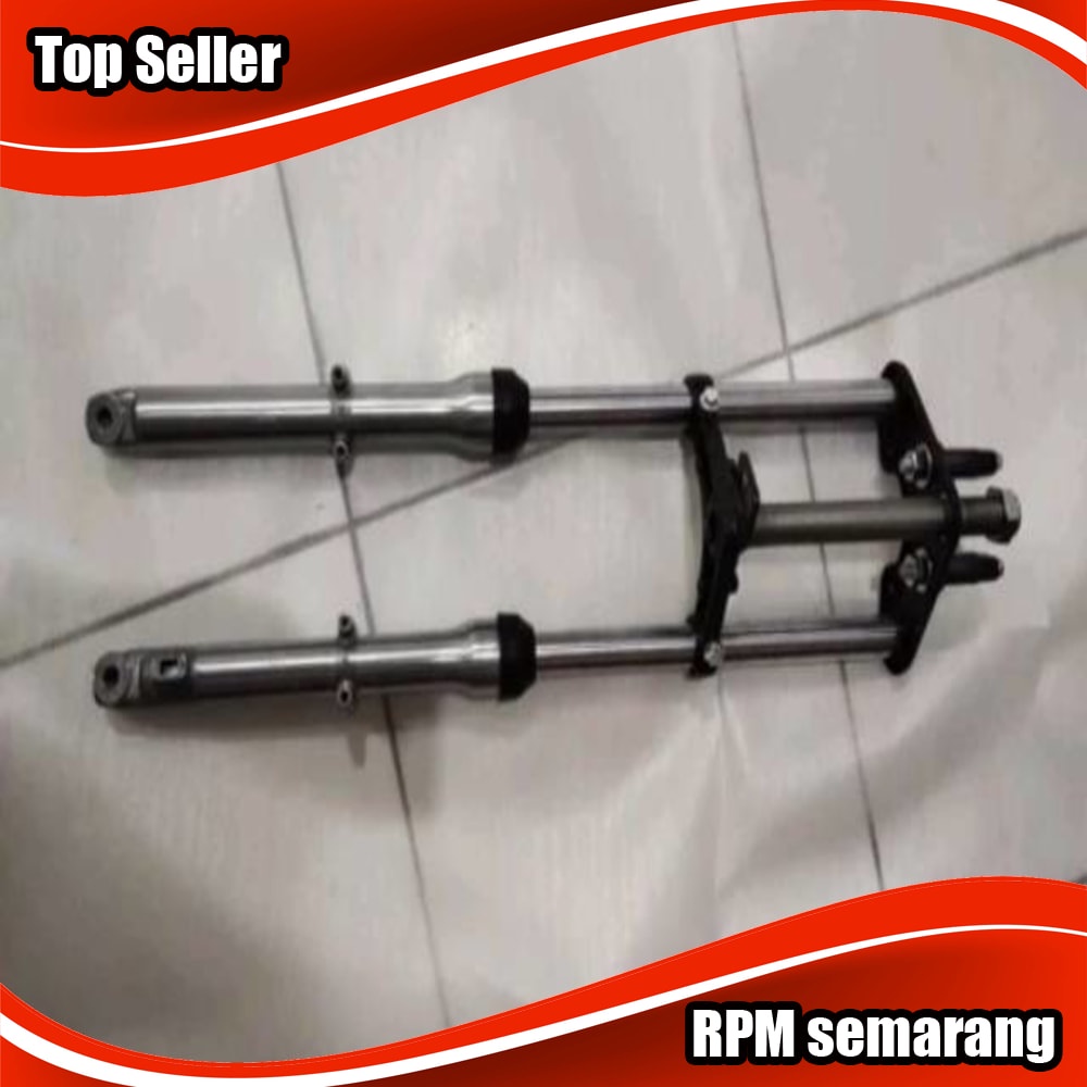 Jual Shock depan komplit segitiga atas dan bawah Honda Win pnp Grand ...