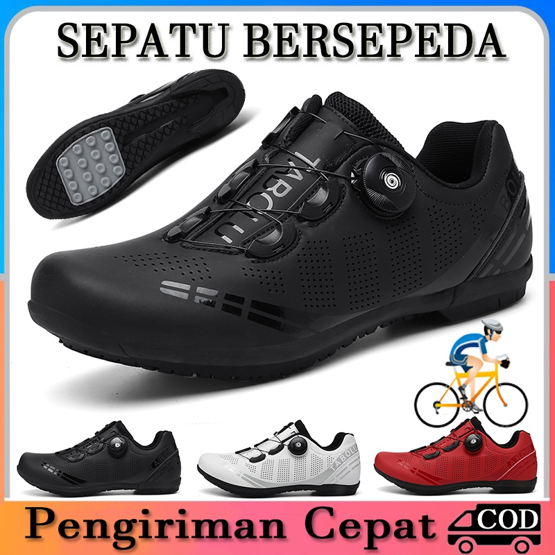 Jual Tersedia Sepatu Sepeda Roadbike Non Cleat Cleat Pedal Ukuran Besar ...