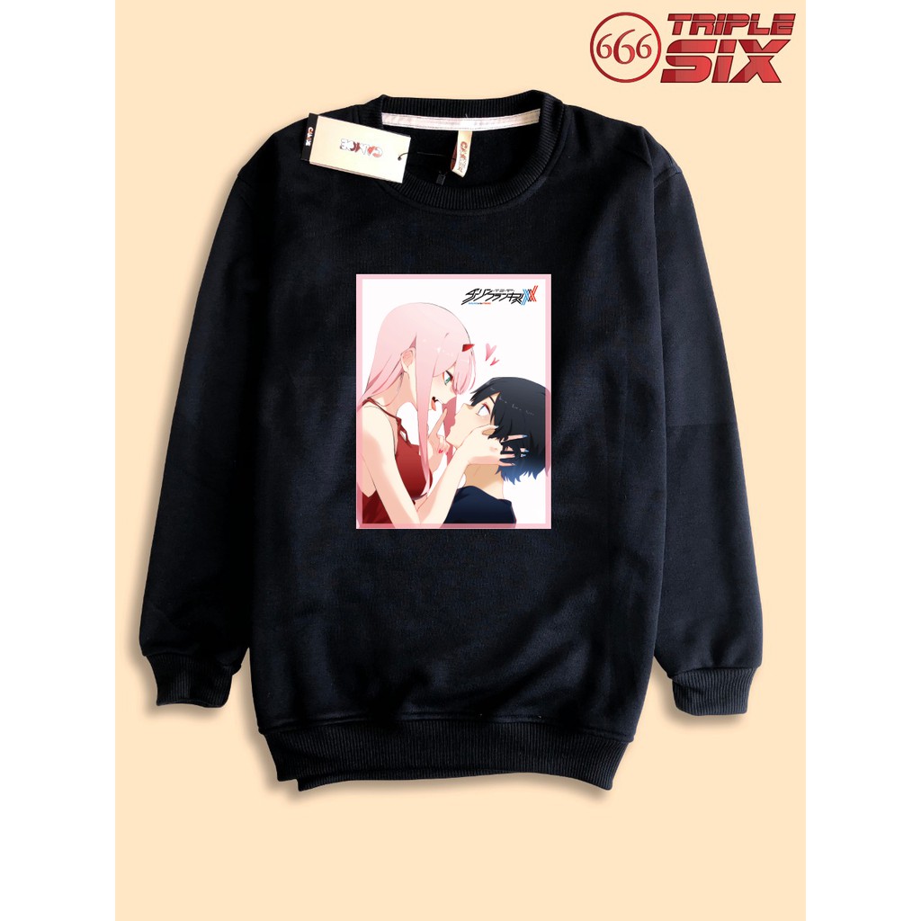 Jual Sweater Sweatshirt Anime Hiro 002 Zero two Darling in the franxx ...