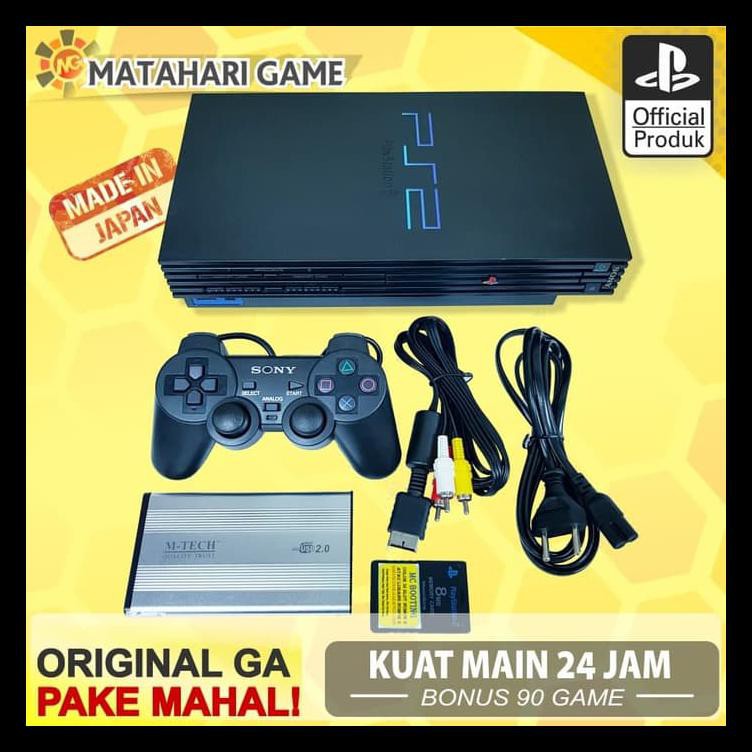 Jual PS2 PAKET FULL - SONY PLAYSTATION FAT HD 60GB + 2 STIK GARANSI 1 ...