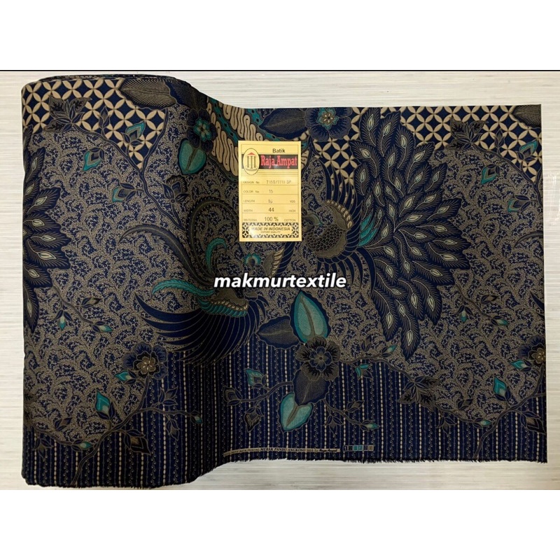 Jual Kain batik katun Raja Ampat Merak Pandu Angkoso 1111 / batik Raja ...
