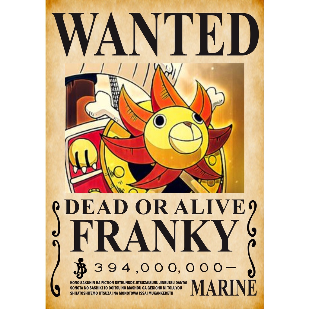 Jual NEW Wanted Poster Bounty TERBARU (After Wanokuni) Anime Manga One ... Jual NEW Wanted Poster Bounty TERBARU (After Wanokuni) Anime Manga One ...
