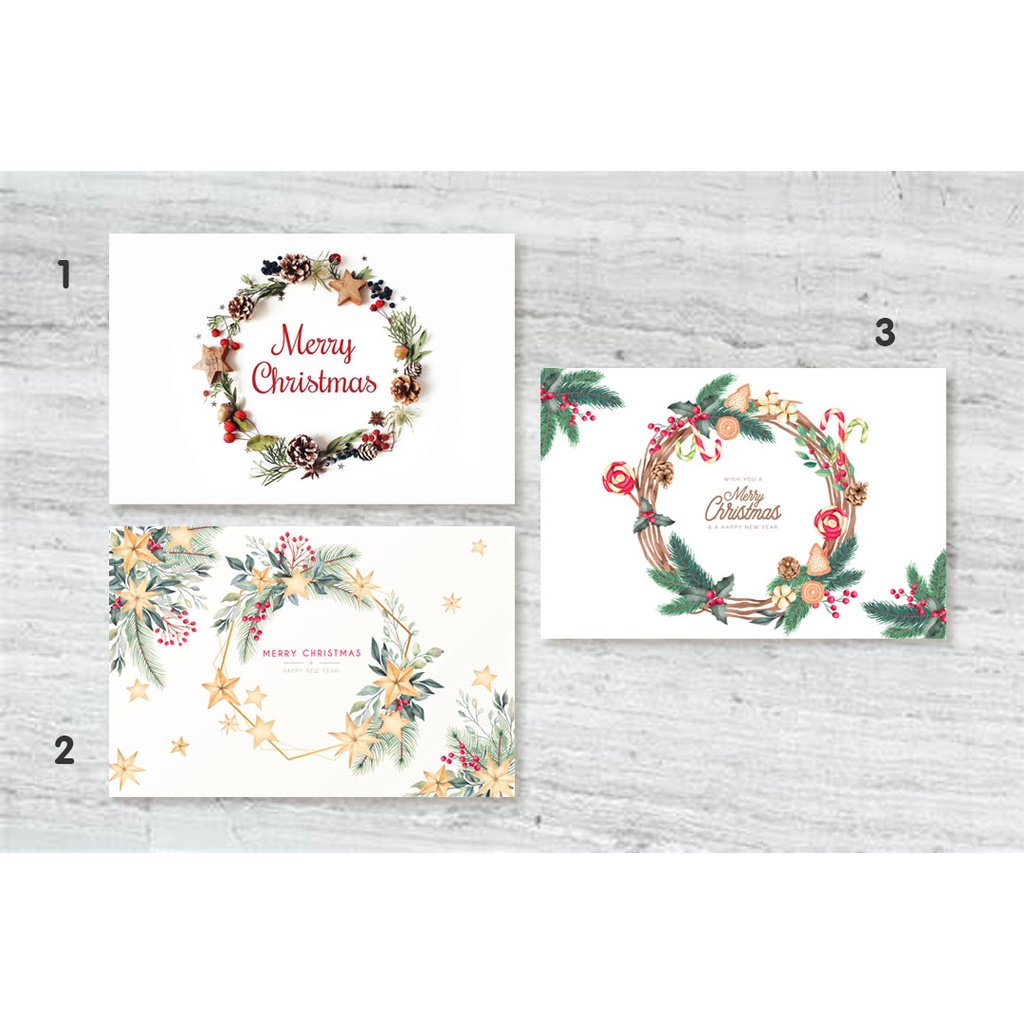 Jual Kartu ucapan selamat hari raya Natal Christmas Greeting Card ...