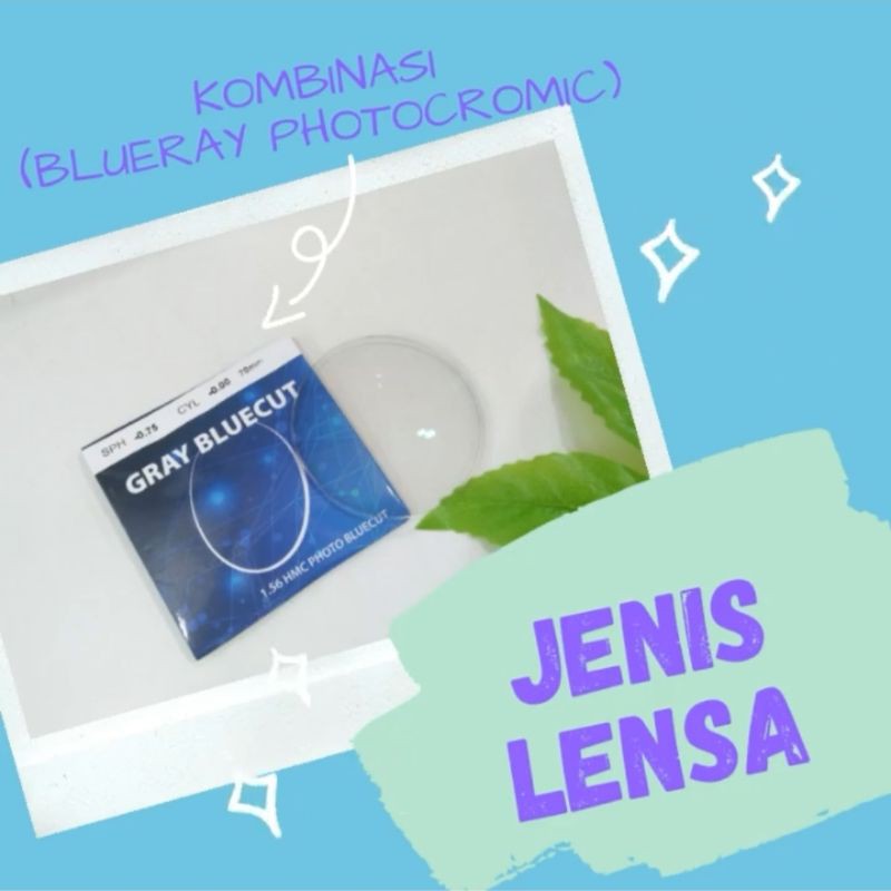 Jual Lensa Kacamata/Lensa CRMC Supersin/Blueray/Photocromic/Bluephoto ...