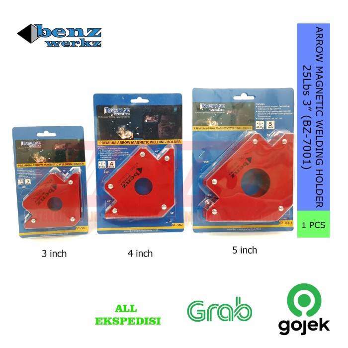 Jual panahanak- benz arrow magnetic / siku magnet model panah 3" 25lbs ...