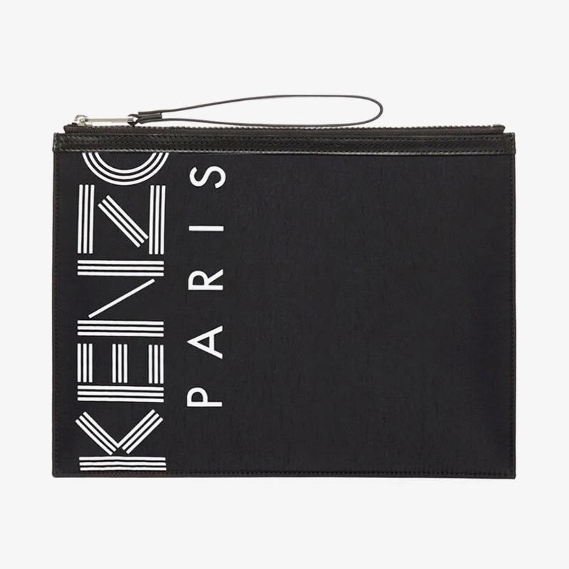 Jual Kenzo A4 Clutch Black White | Shopee Indonesia