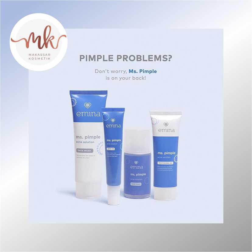 Jual Emina Ms Pimple Acne Solution | Shopee Indonesia